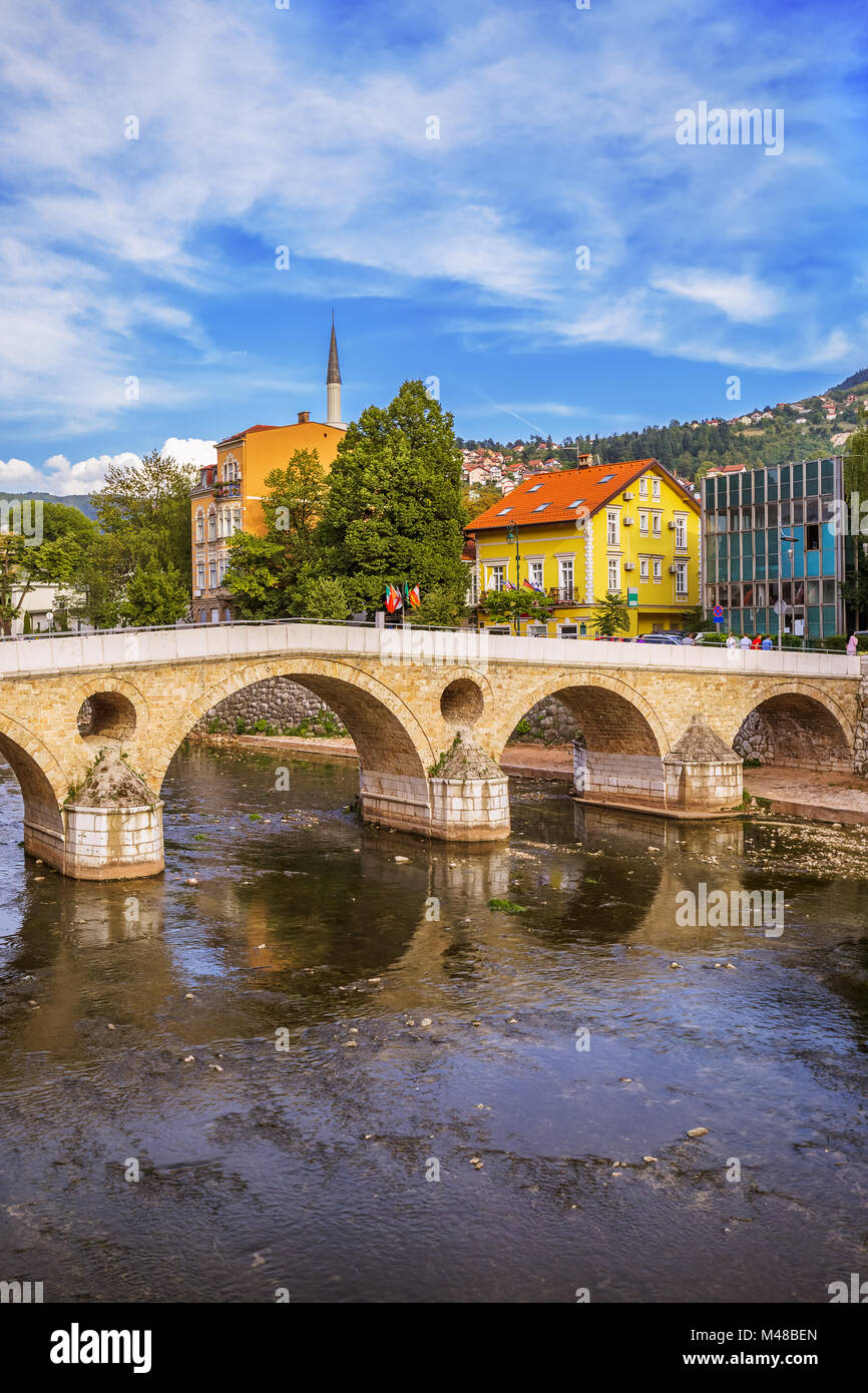 Latin Bridge in Sarajevo - Bosnia and Herzegovina Stock Photo - Alamy