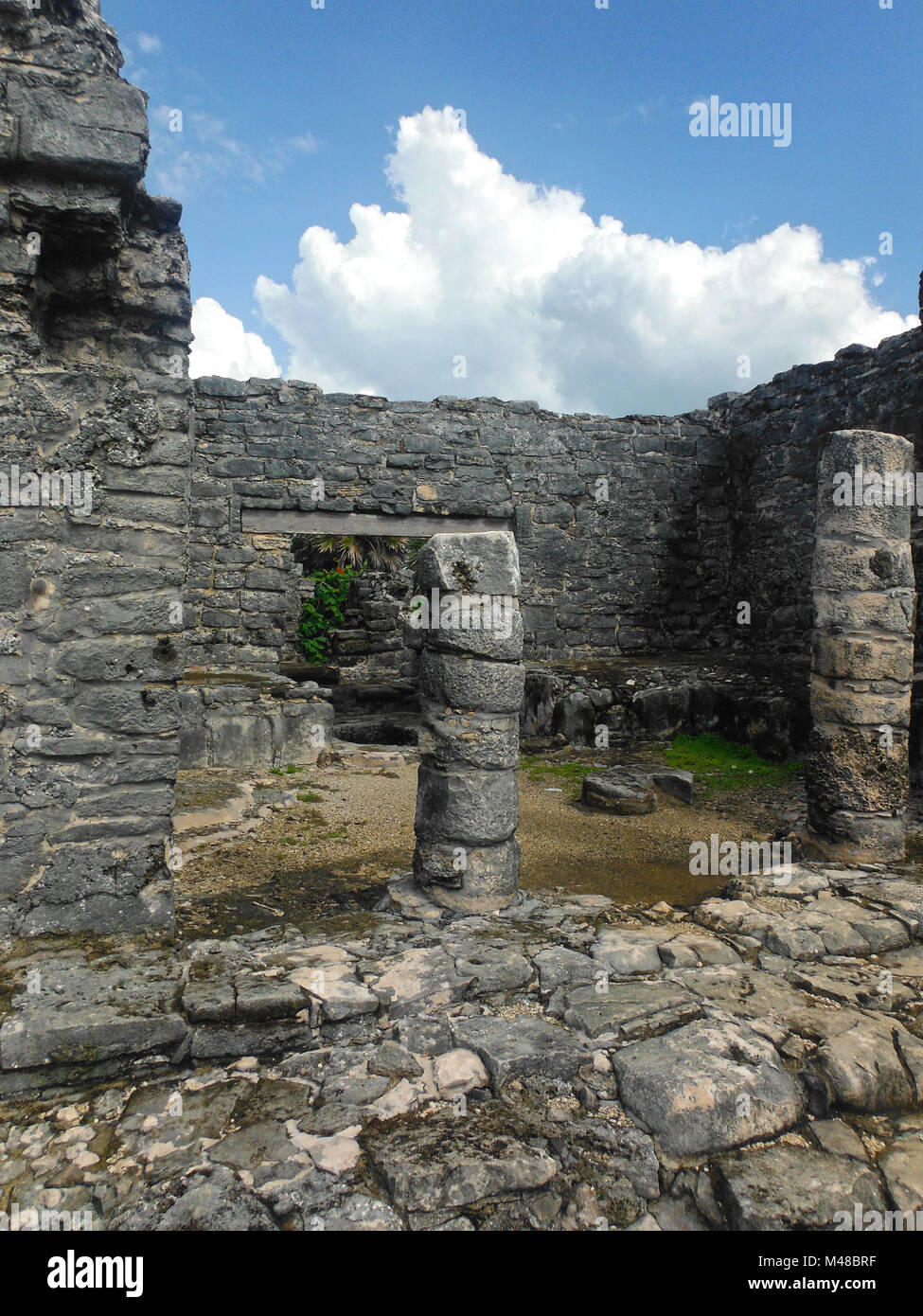 Mayan Ruins of Tulum. Tulum Archaeological Site. Mexico Riviera Maya ...