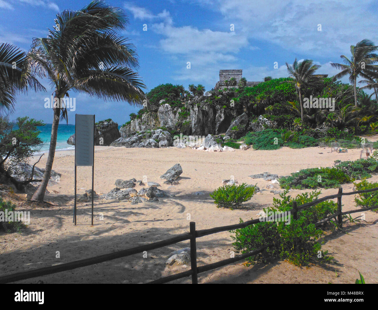 Mayan Ruins of Tulum. Tulum Archaeological Site. Mexico Riviera Maya ...