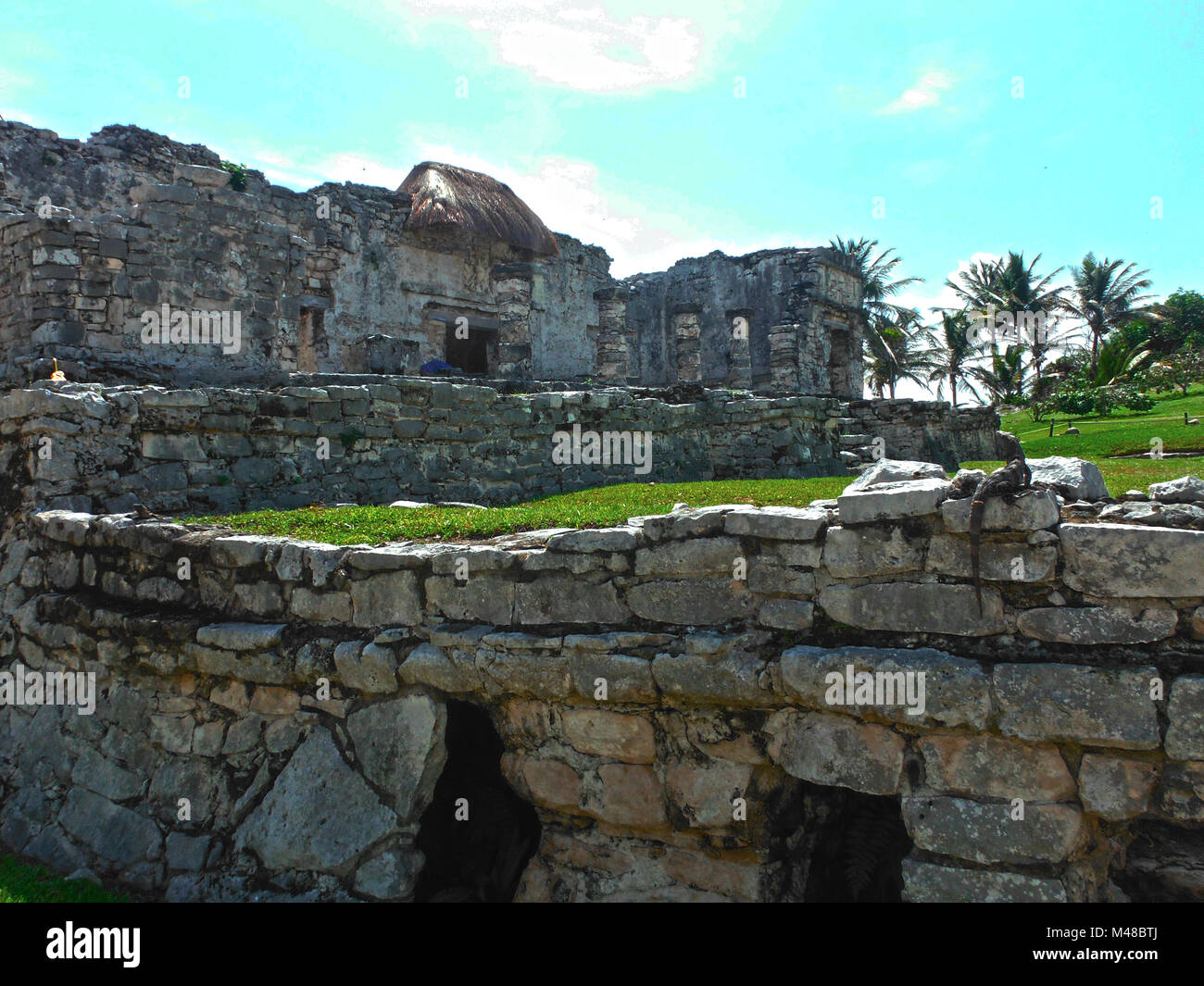 Mayan Ruins of Tulum. Tulum Archaeological Site. Mexico Riviera Maya ...