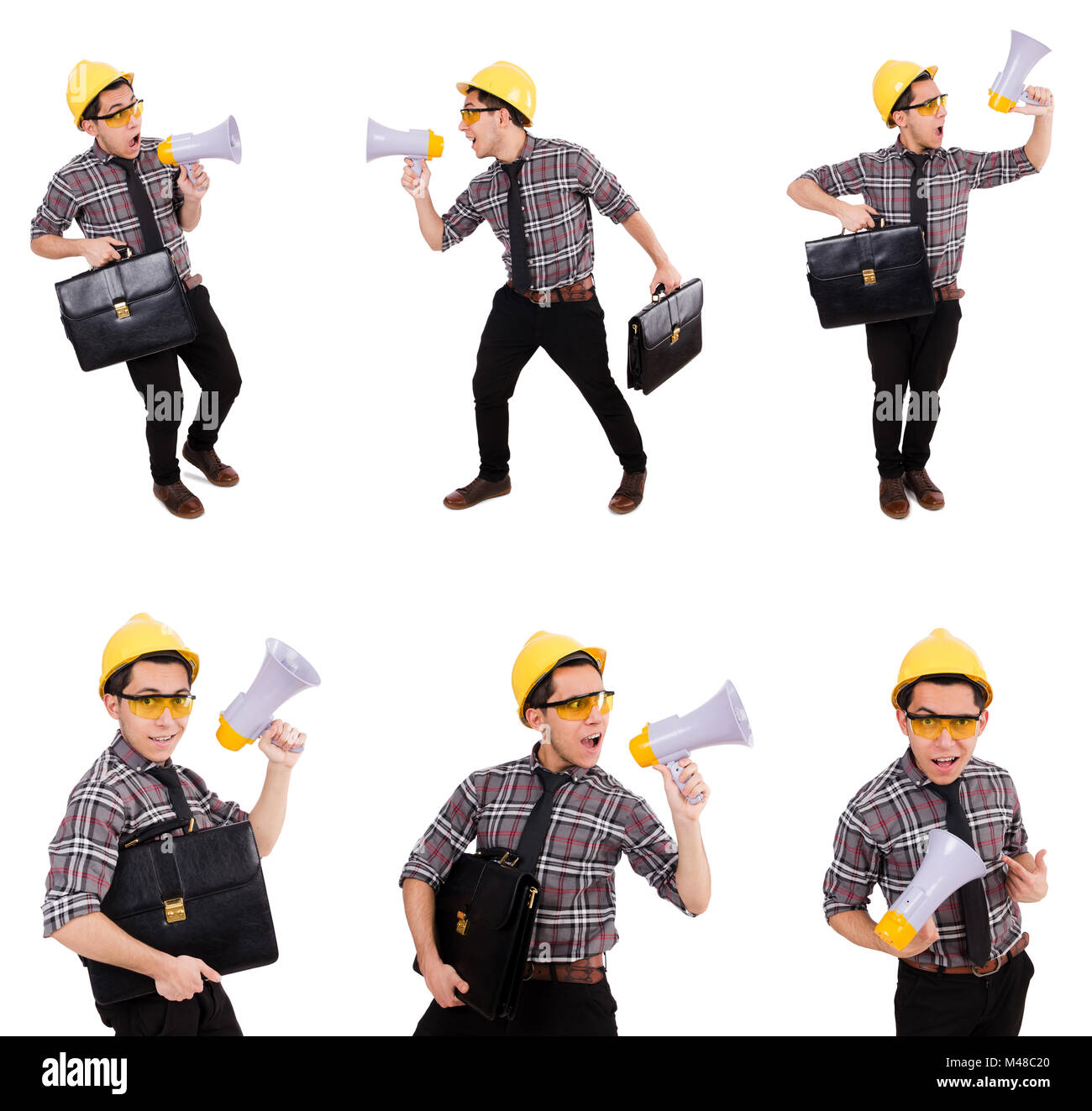 Constructio worker, hard hat hi-res stock photography and images - Alamy