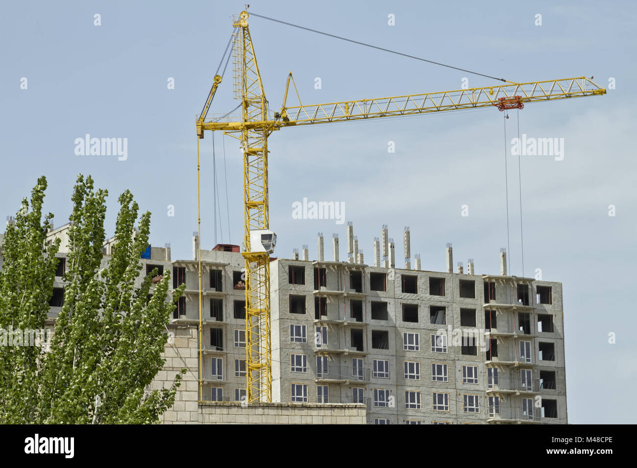 Construction of multi-storey buildings on monolithic technology Stock ...