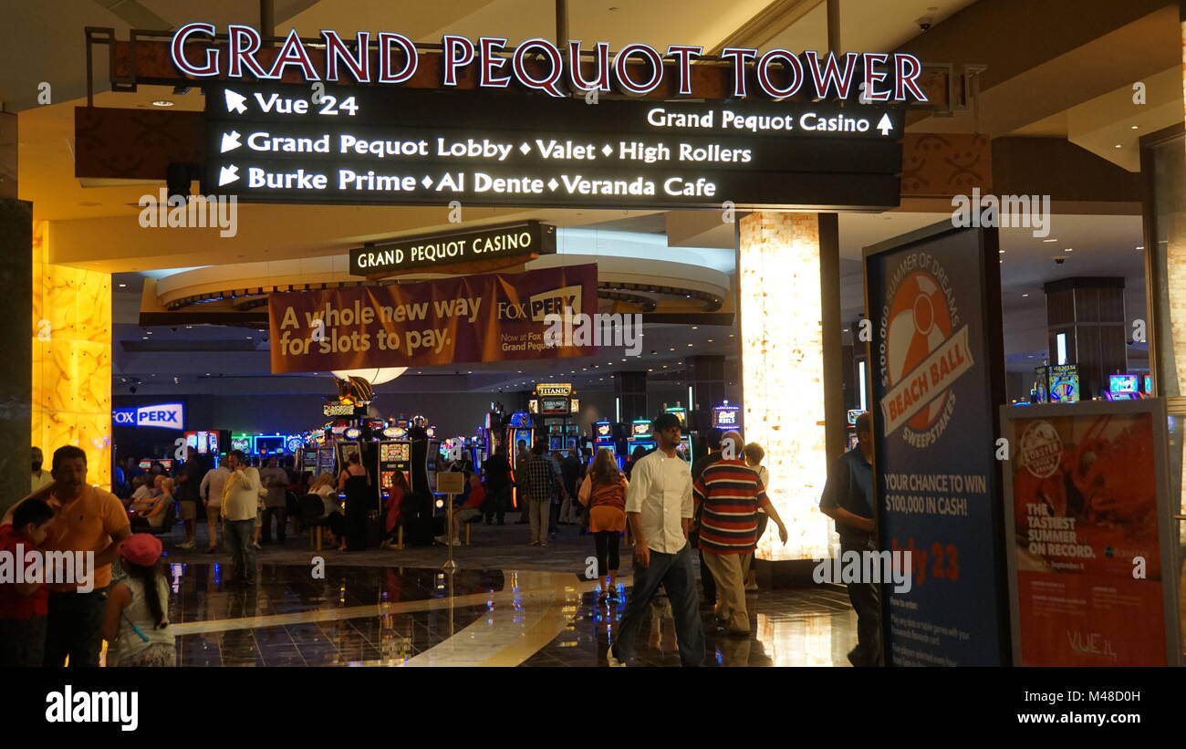 Foxwoods Resort Casino in Mashantucket, Connecticut Stock Photo - Alamy