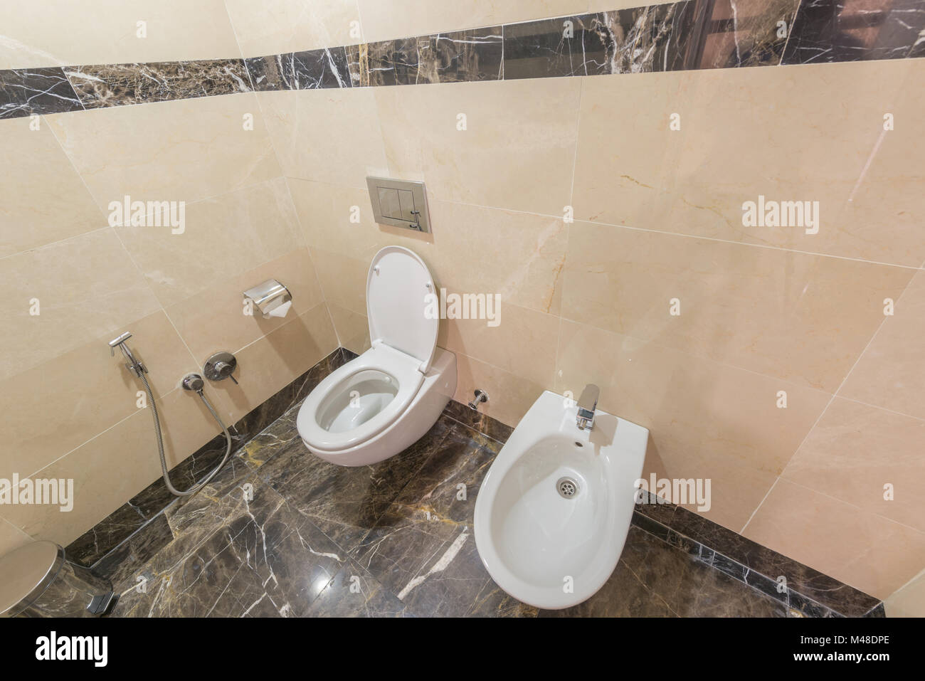 Toilet of modern interior design Stock Photo - Alamy