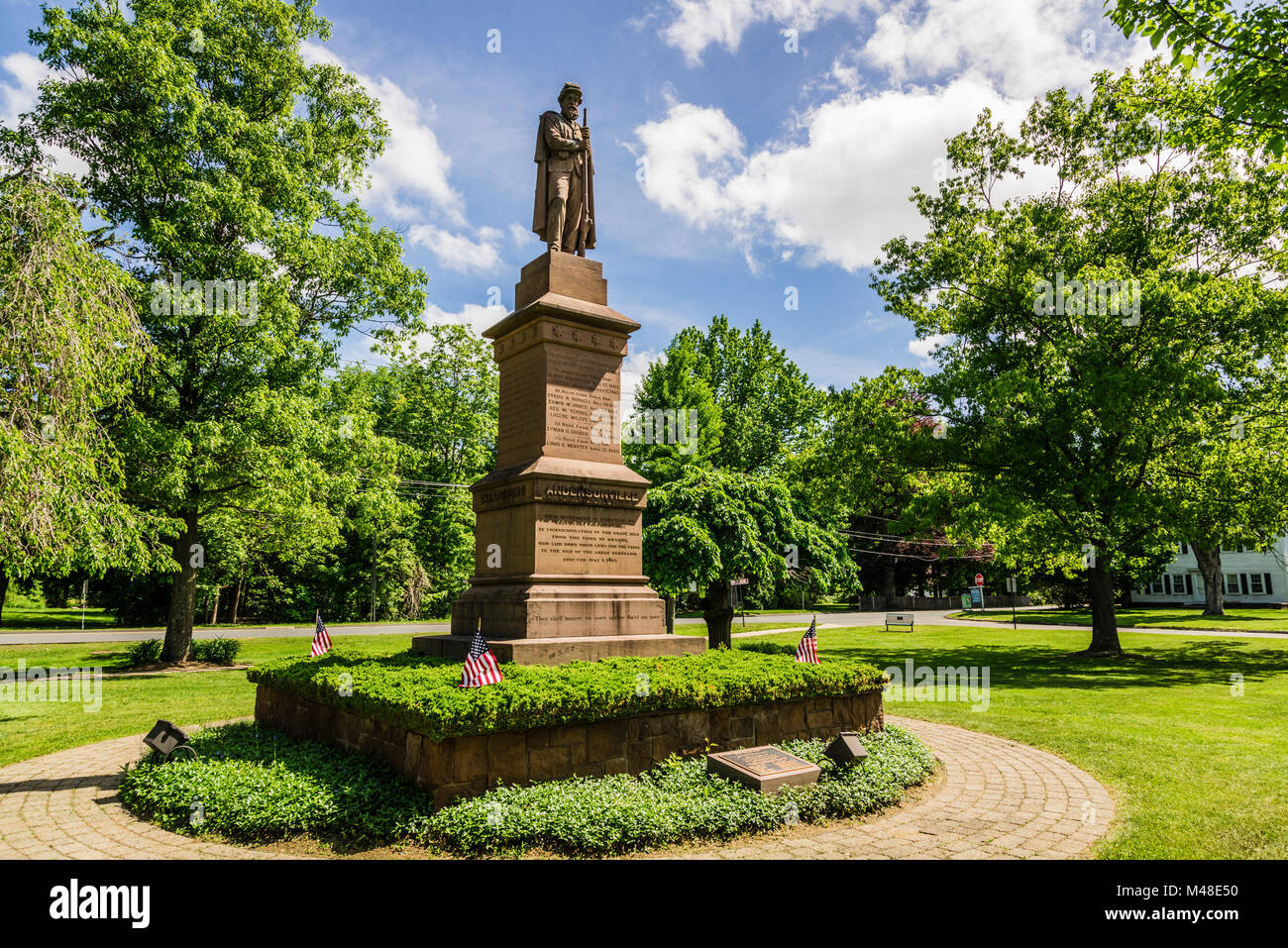 Civil War Monument Granby, Connecticut, USA Stock Photo - Alamy