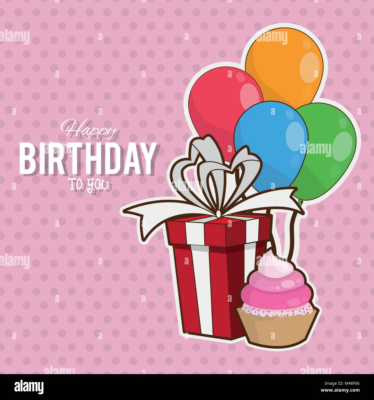 Happy birthday card Stock Vector Image & Art - Alamy