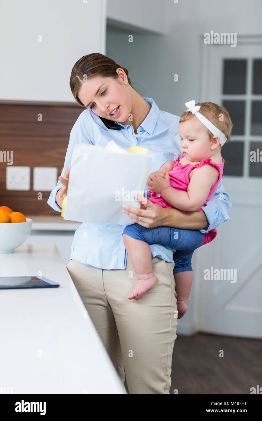 Documents mother daughter hi-res stock photography and images - Alamy