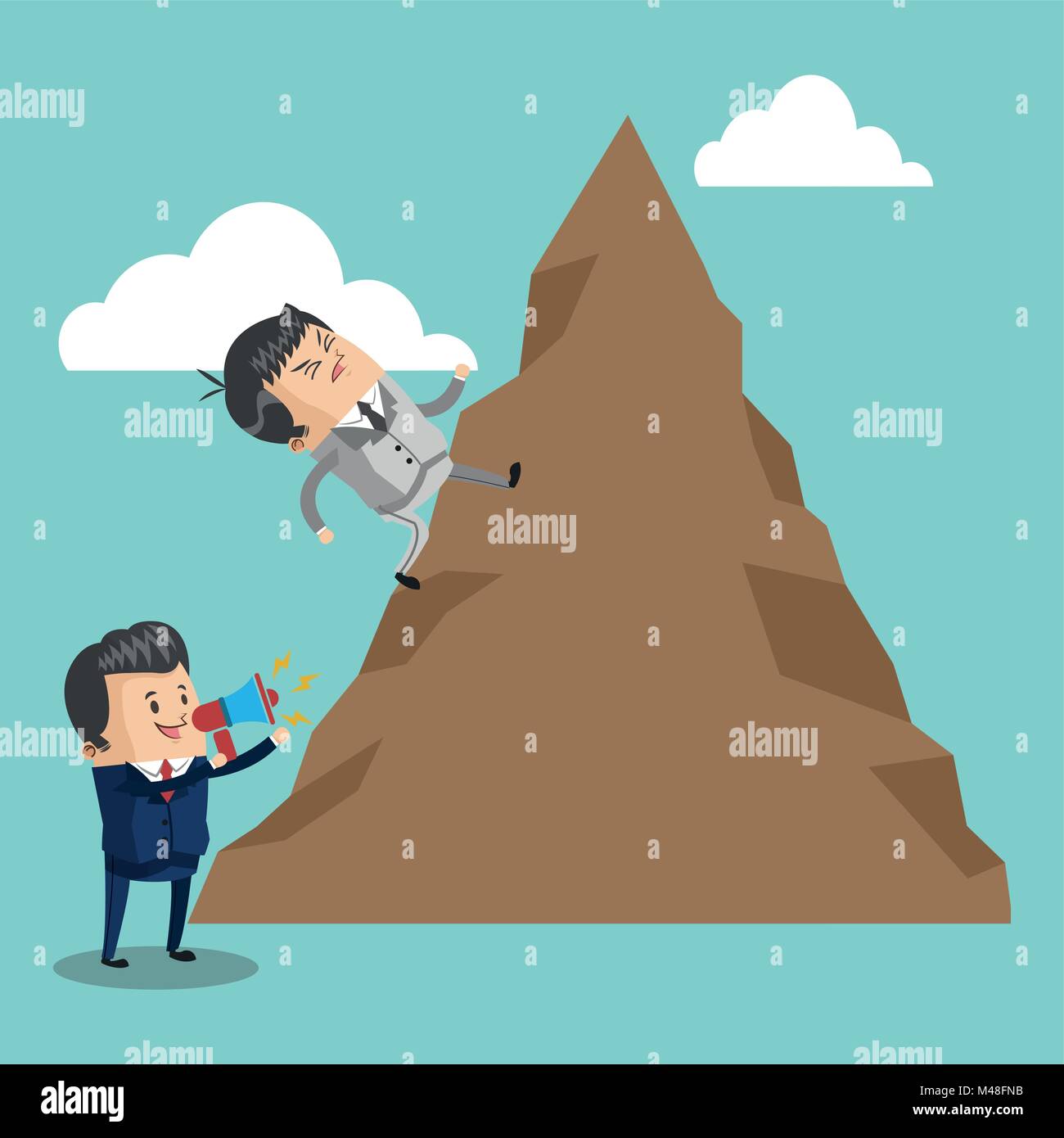 Motivating cartoon Stock Vector Images - Alamy