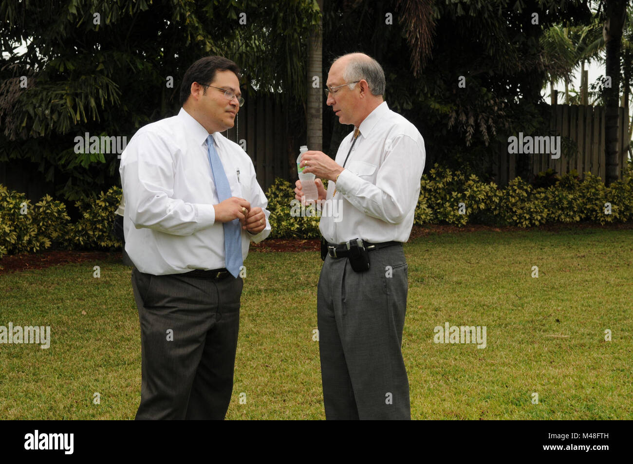 Breaking Ground of Tamiami Trail Bridge Stock Photo - Alamy