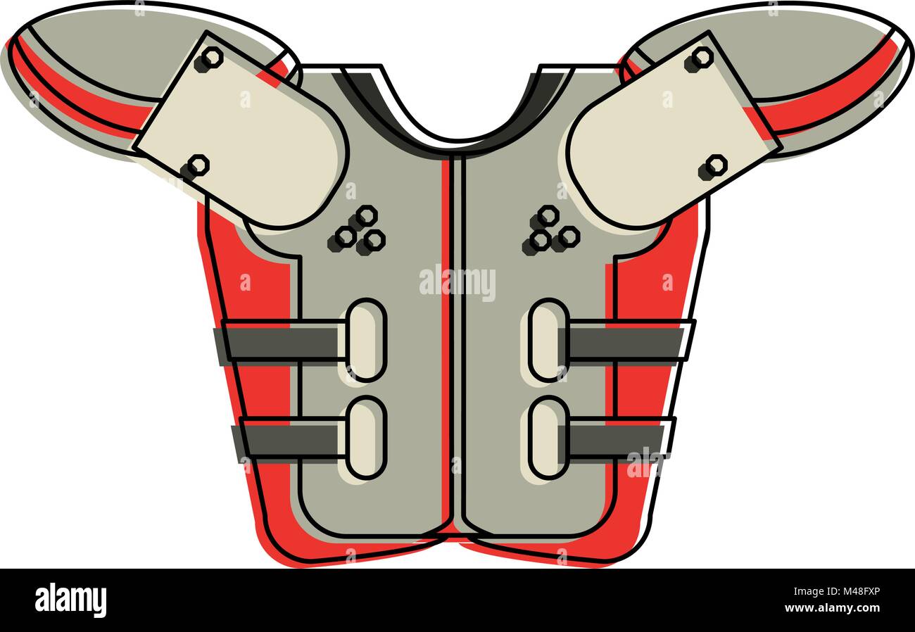 American football armour Stock Vector Image & Art - Alamy