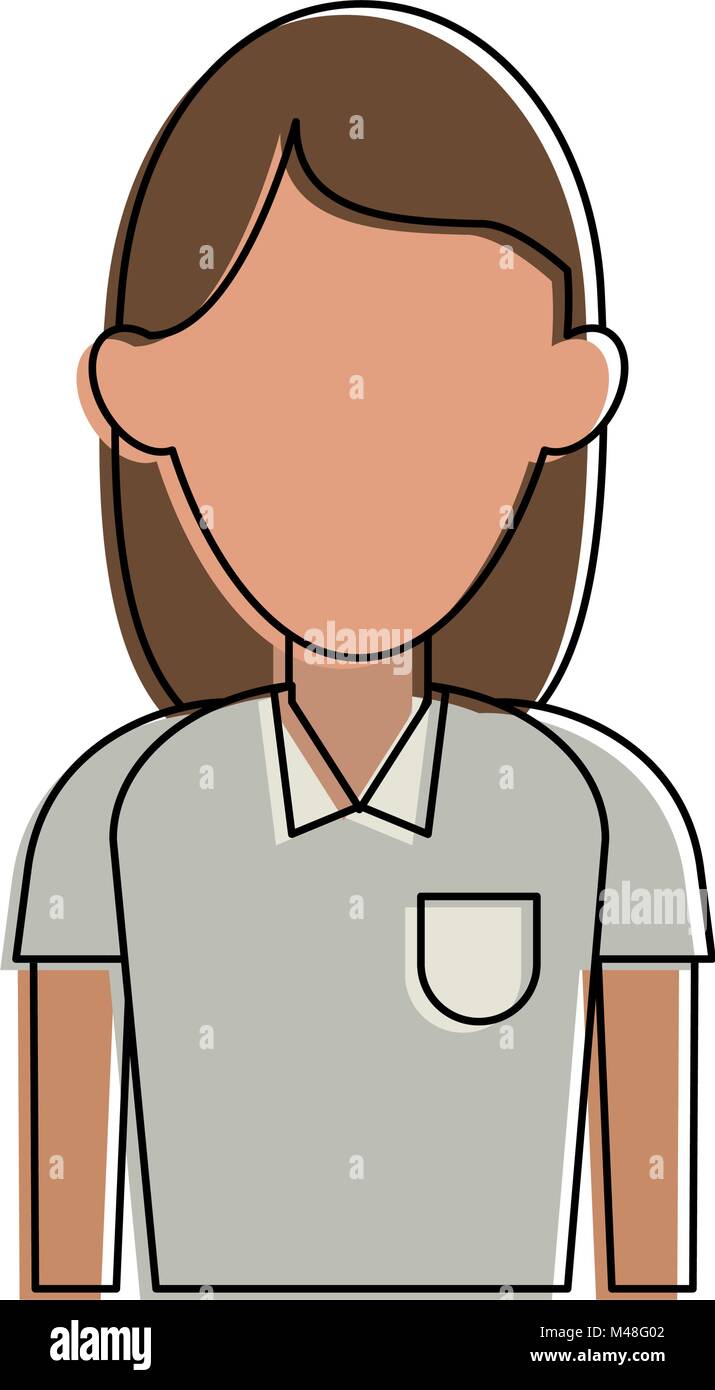 Woman faceless profile Stock Vector Image & Art - Alamy