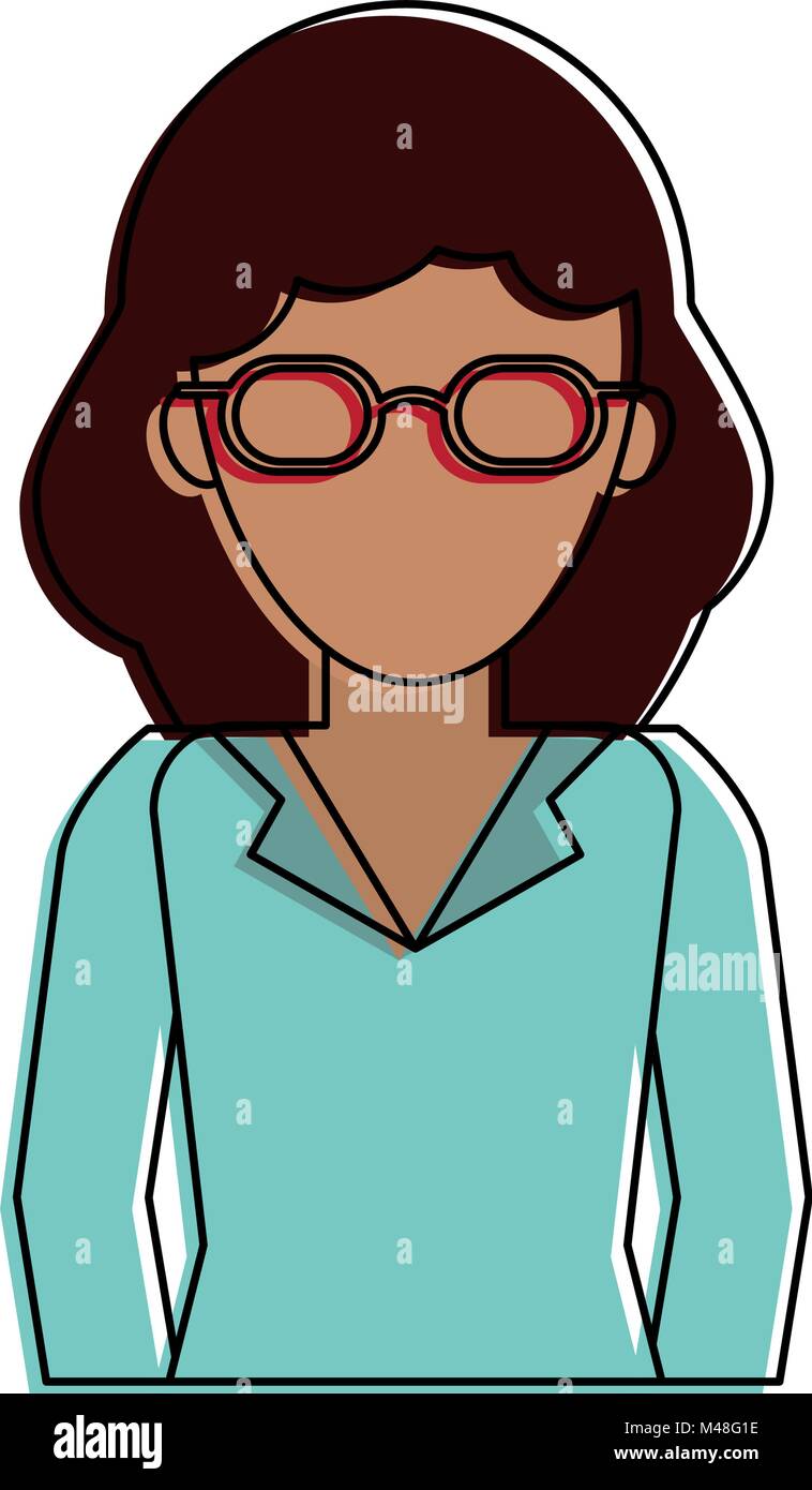 Woman faceless profile Stock Vector Image & Art - Alamy