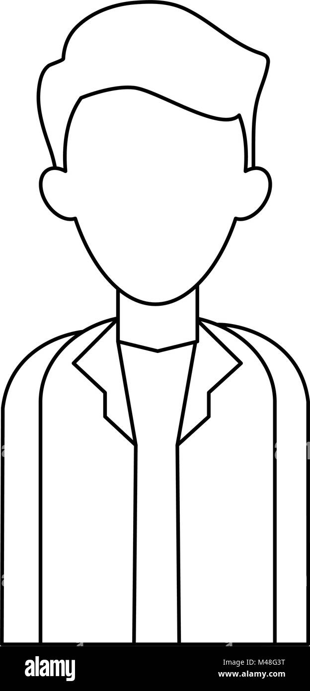 Businessman faceless profile Stock Vector Image & Art - Alamy