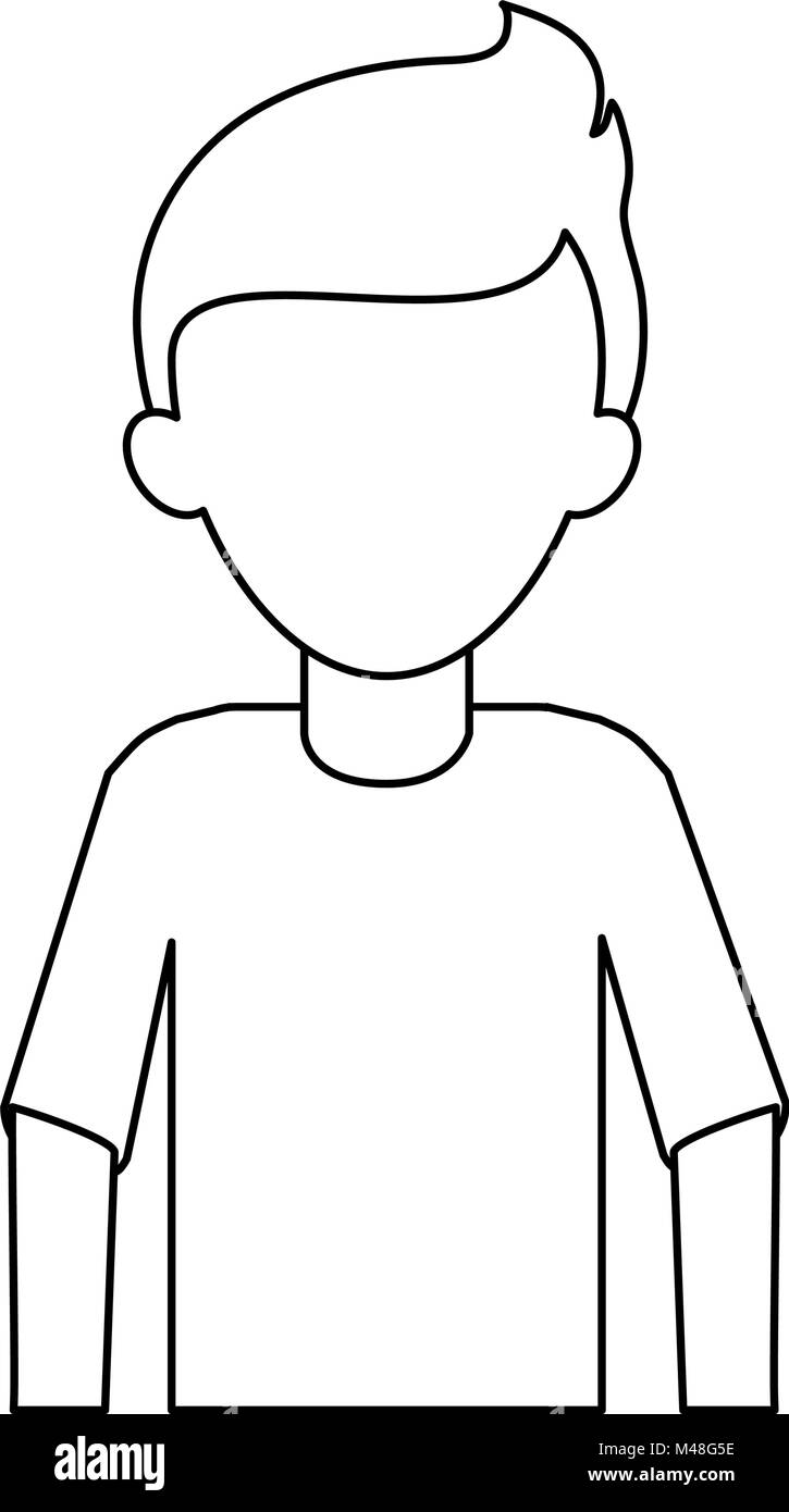 Man faceless profile Stock Vector Image & Art - Alamy