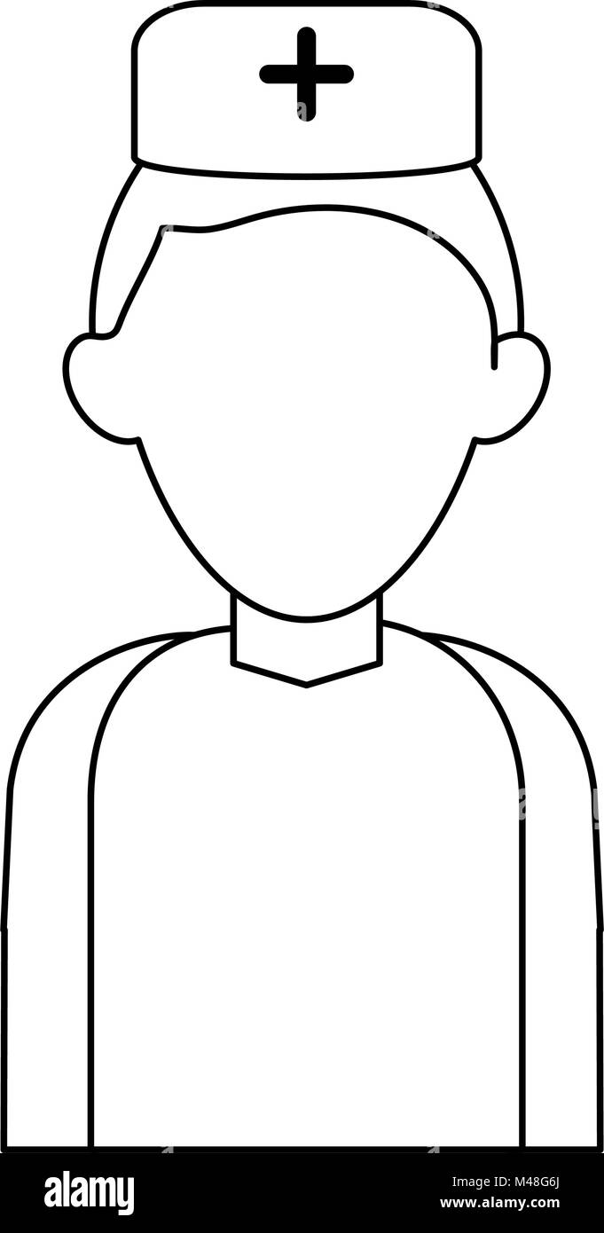 Nurse faceless avatar Stock Vector Image & Art - Alamy