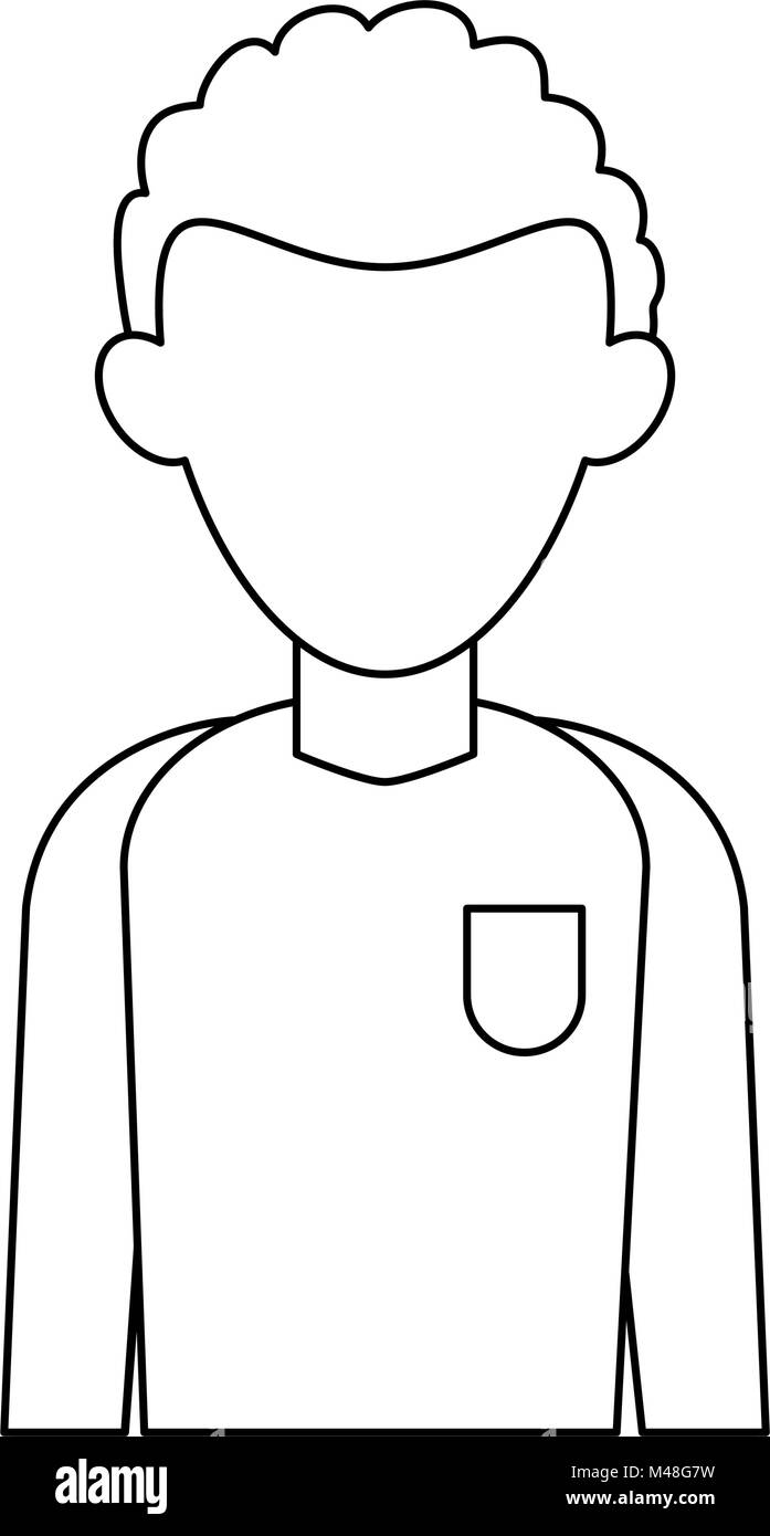 Man faceless profile Stock Vector Image & Art - Alamy