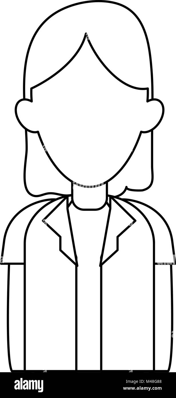 Woman doctor profile Stock Vector Image & Art - Alamy