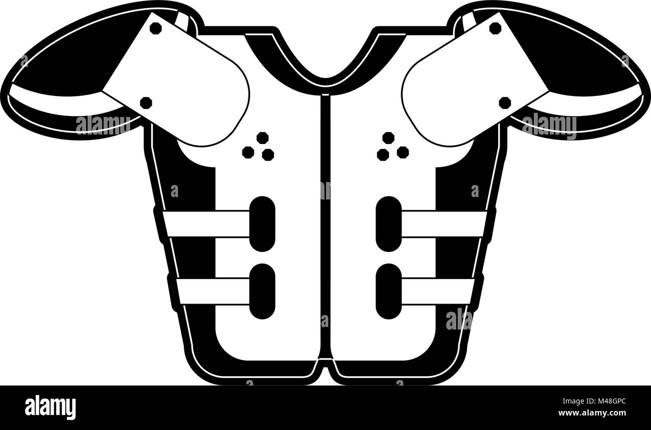 American football armour Stock Vector Image & Art - Alamy