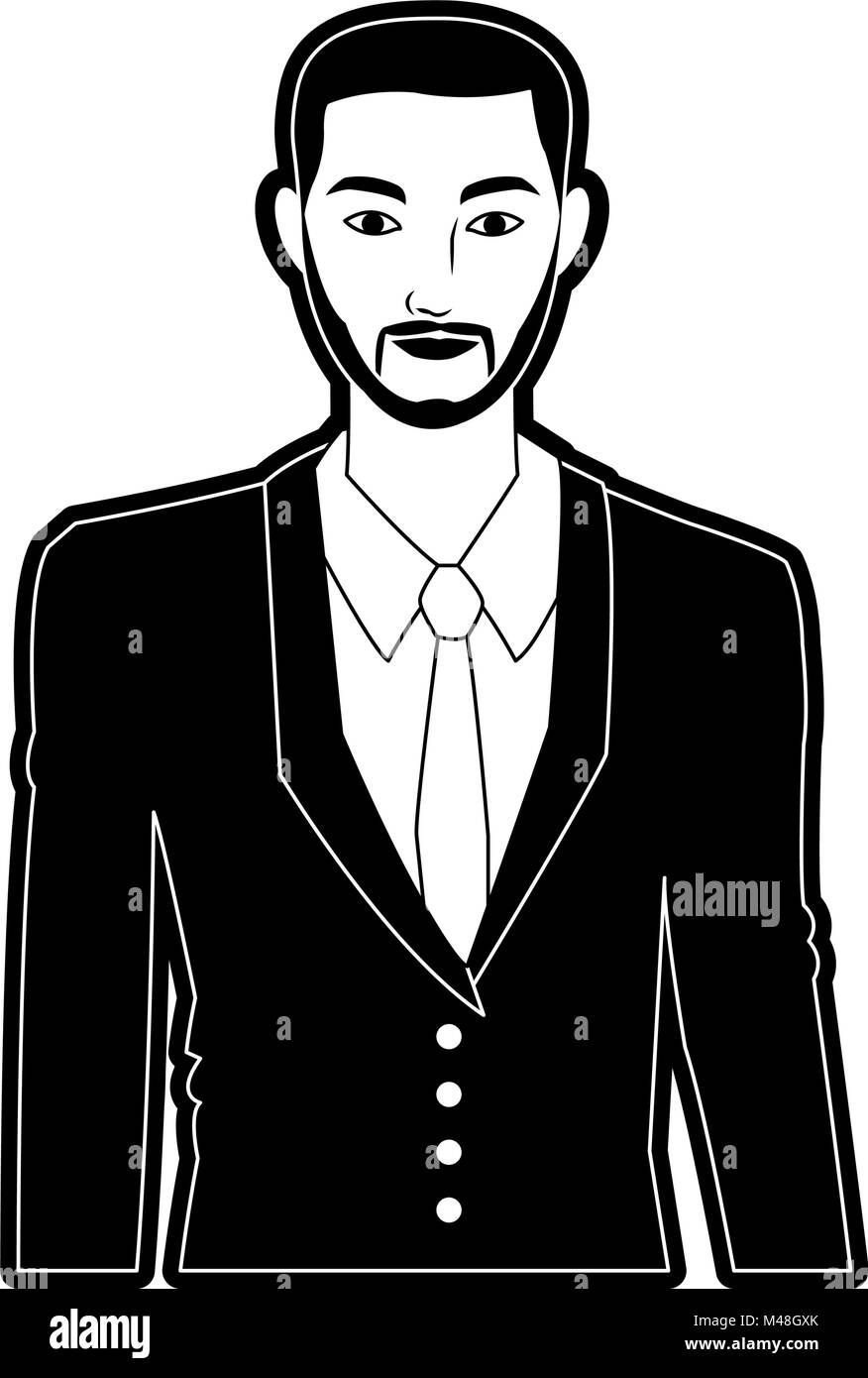 Businessman faceless profile Stock Vector Image & Art - Alamy