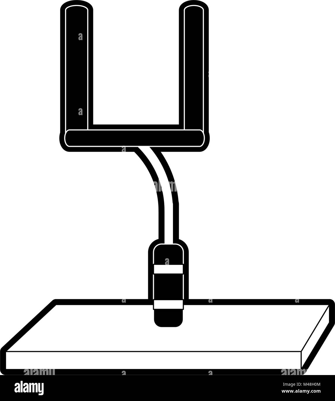 American football goal score Stock Vector Image & Art - Alamy