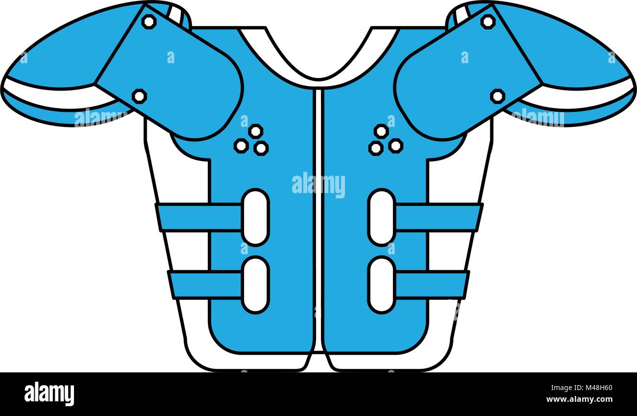American football armour Stock Vector Image & Art - Alamy