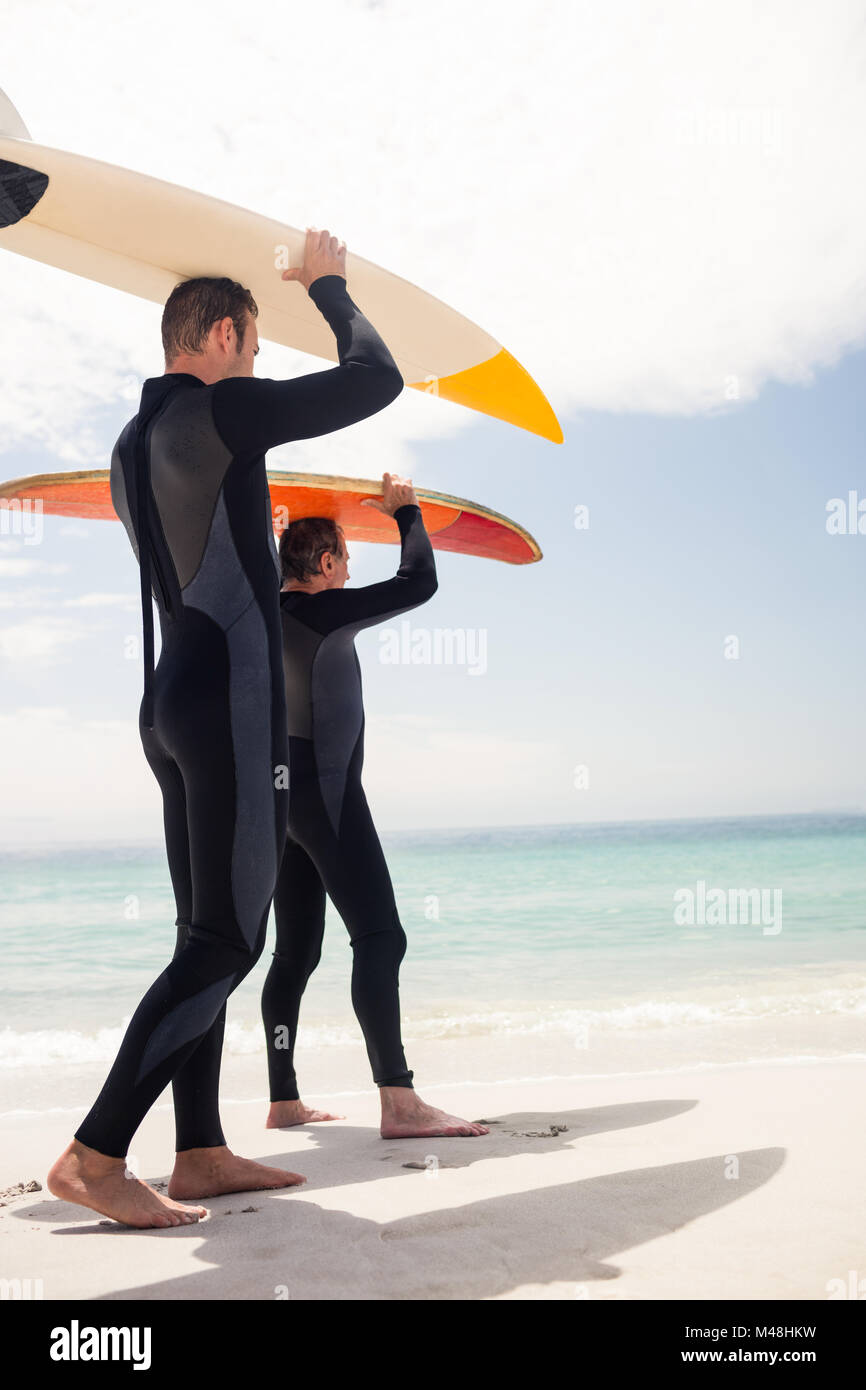 Older father and son surf hi-res stock photography and images - Alamy