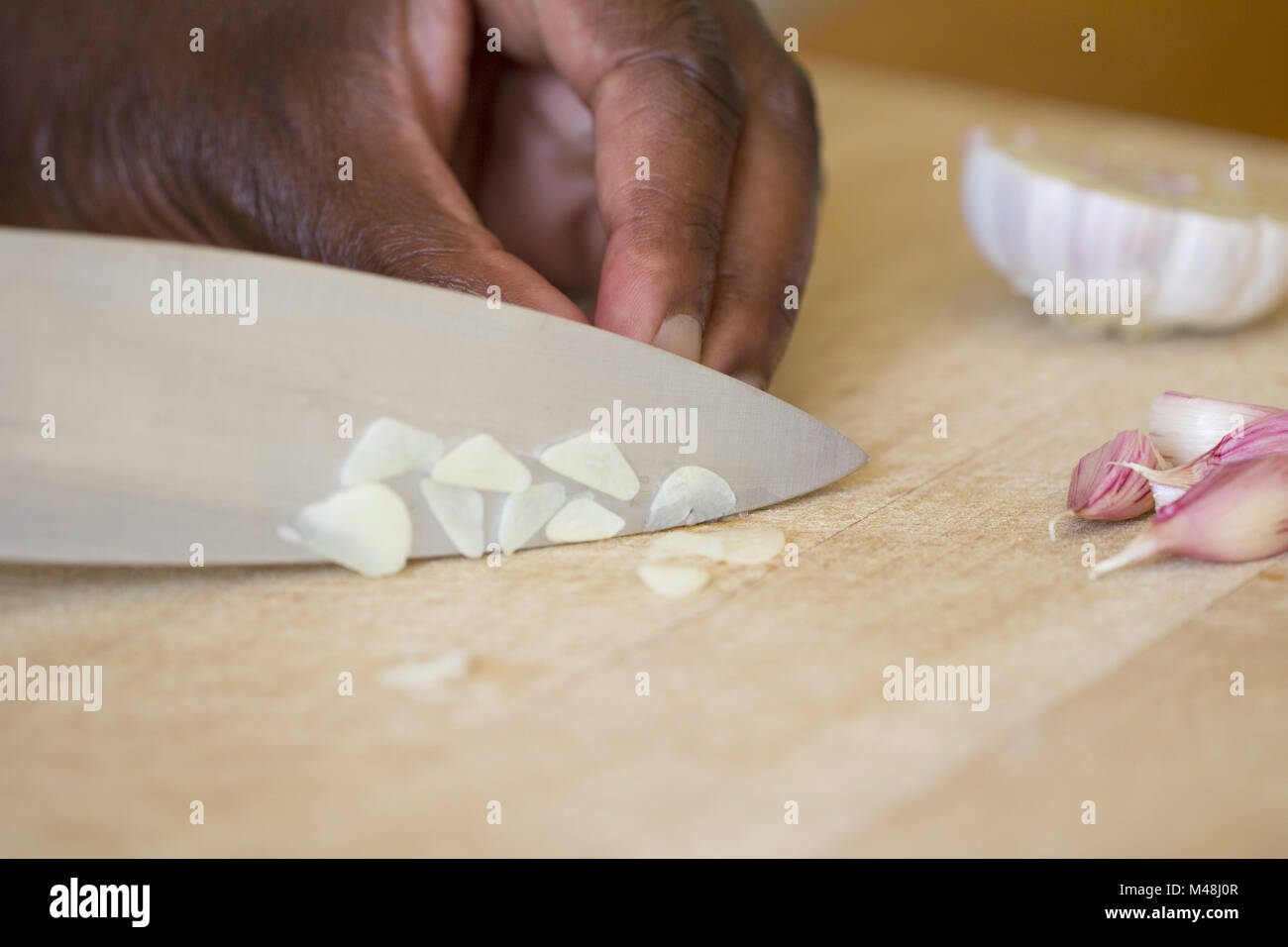 Black man male cook hi-res stock photography and images - Alamy