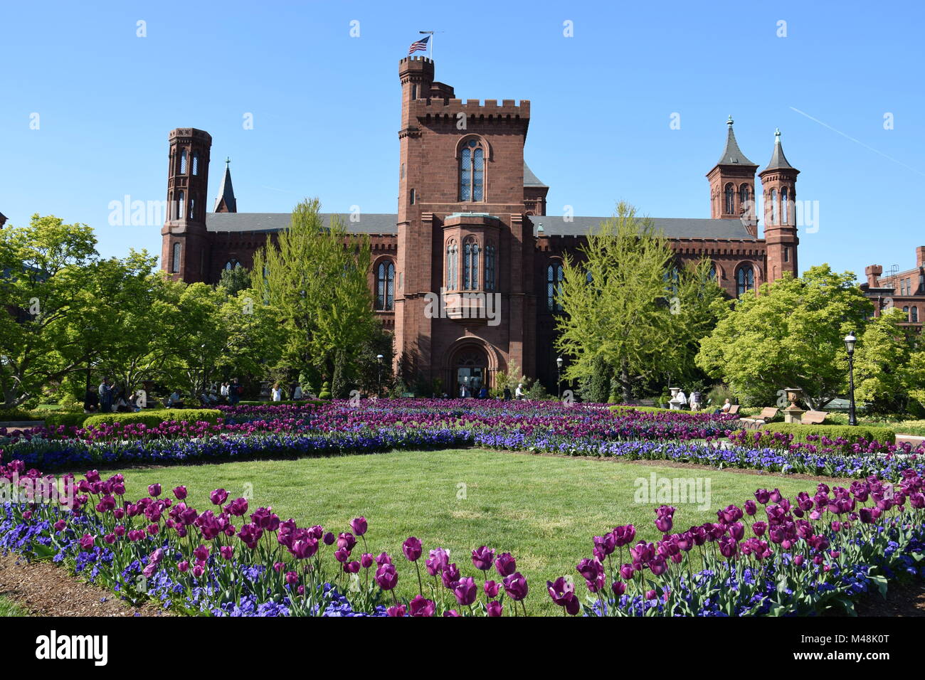 The Smithsonian Institution Building (Castle) in Washington, DC Stock ...