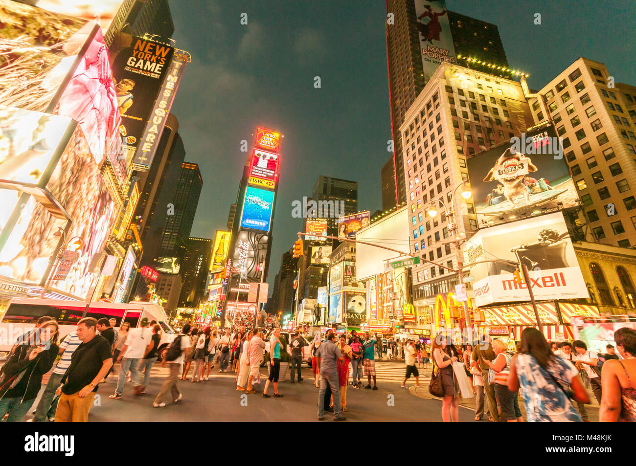 New York - SEPTEMBER 5, 2010: Times Square on September 5 in New Stock ...