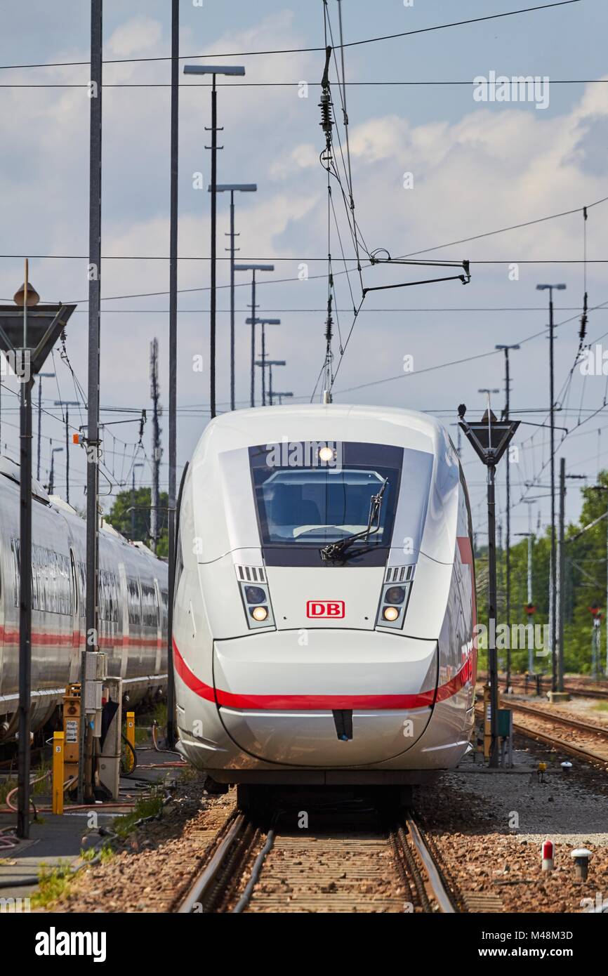 Deutsche Bahn: ICE4 - New Highspeed Train of Deutsche Bahn Stock Photo ...