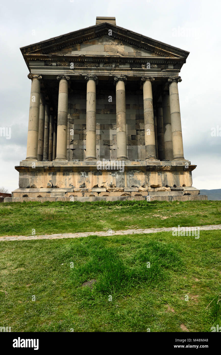 Ancient Garni pagan Temple Stock Photo - Alamy