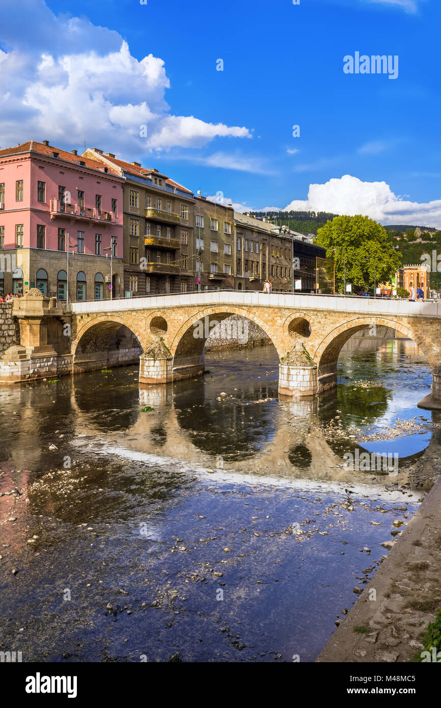 Latin Bridge in Sarajevo - Bosnia and Herzegovina Stock Photo - Alamy