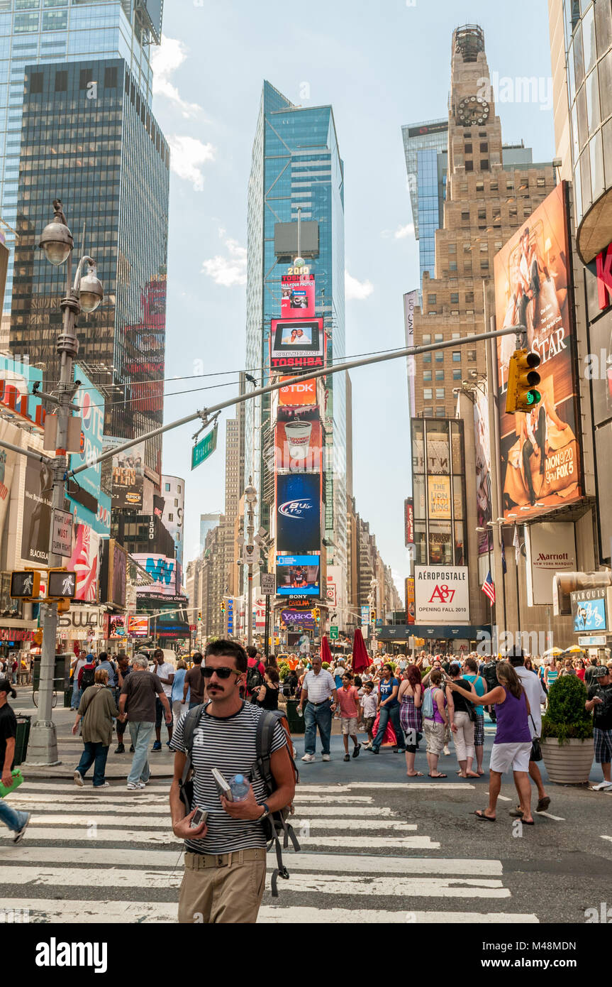 New York - SEPTEMBER 5, 2010: Times Square on September 5 in New Stock ...