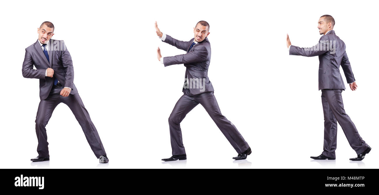 Businessman in various poses hi-res stock photography and images - Alamy