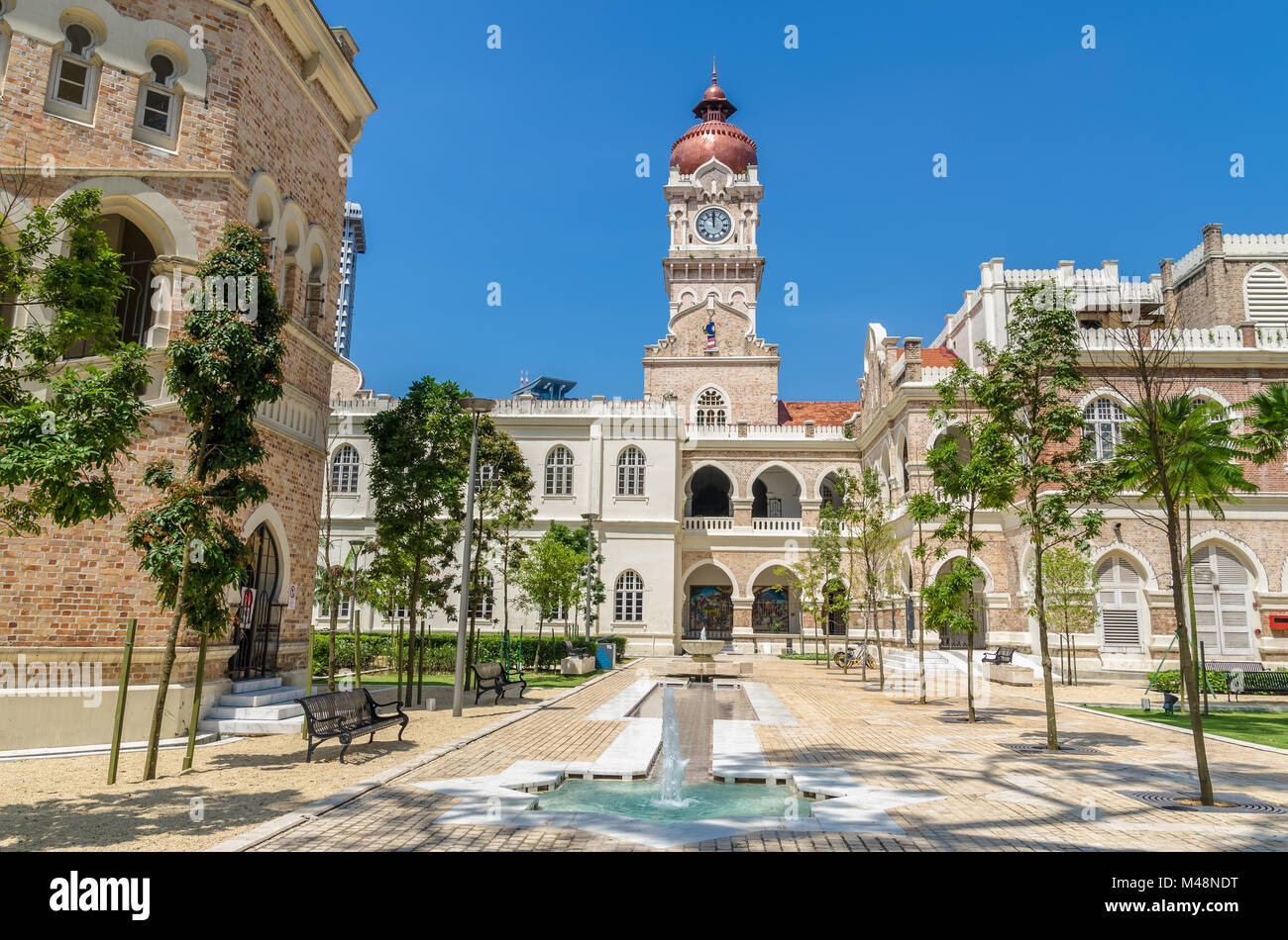Kuala Lumpur- February 12, 2018: The Sultan Abdul Samad building is ...