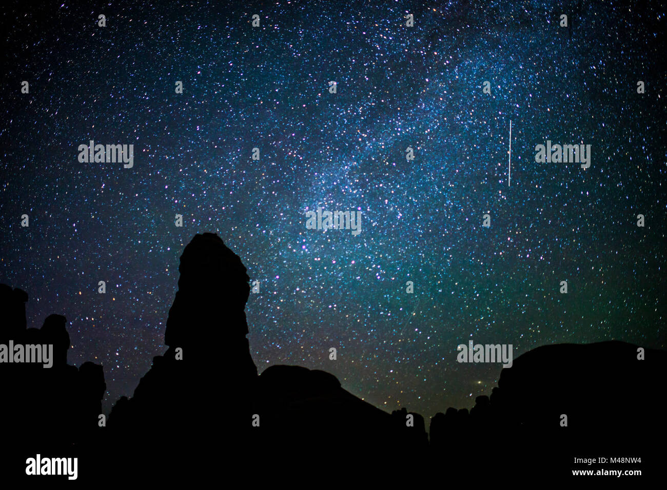 Night Sky at Chesler Park Stock Photo - Alamy