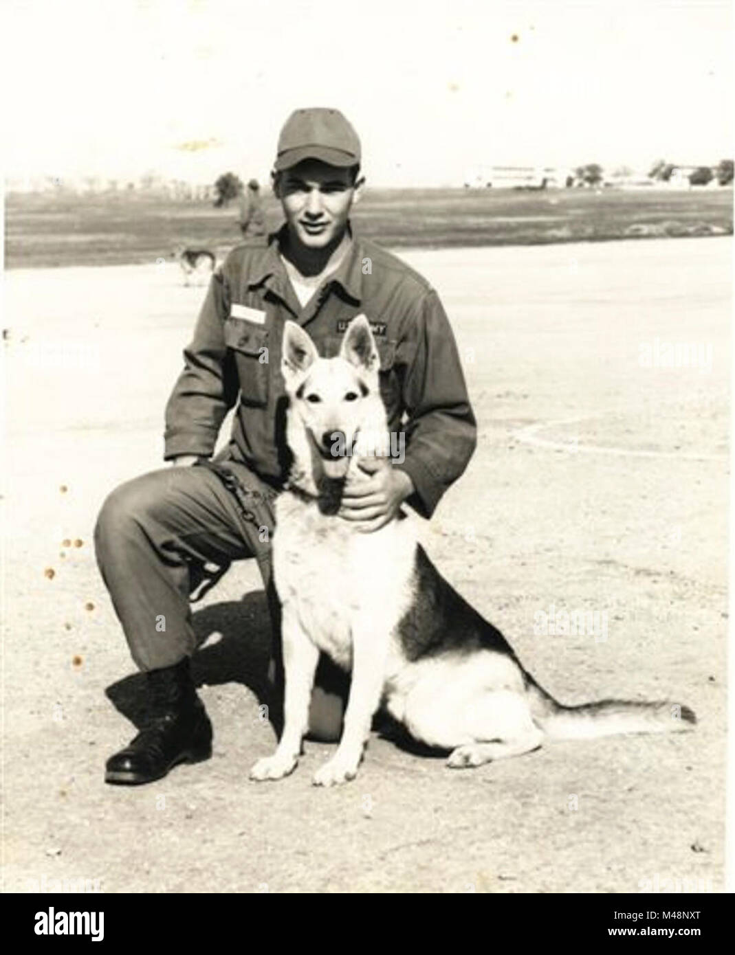 NKS, , Dan Byrd (MP) and Prince (dog Stock Photo - Alamy