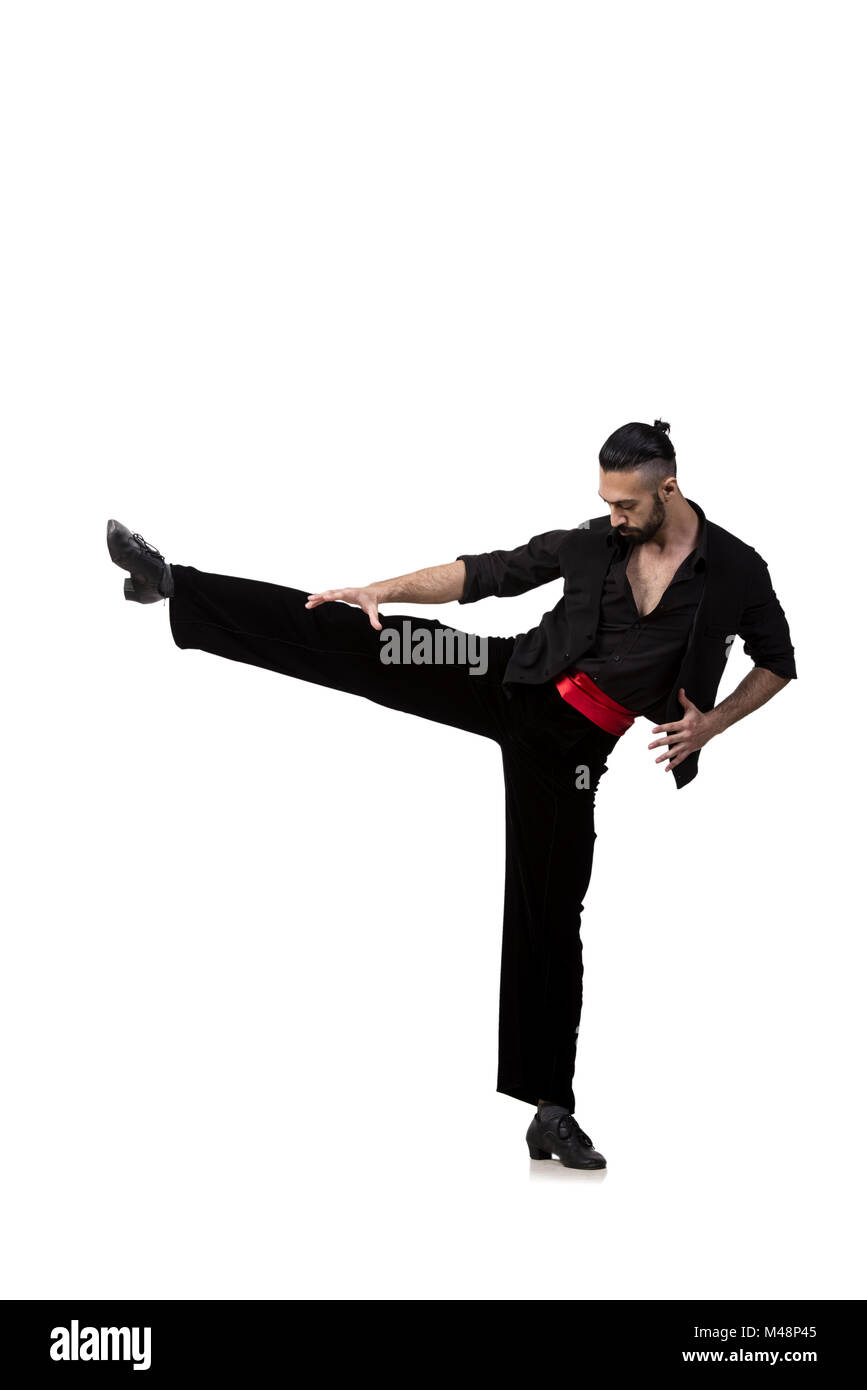 Male flamenco dancer man tradition Cut Out Stock Images & Pictures - Alamy