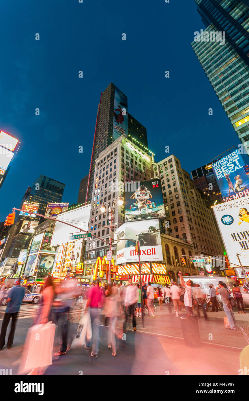 New York - SEPTEMBER 5, 2010: Times Square on September 5 in New Stock ...