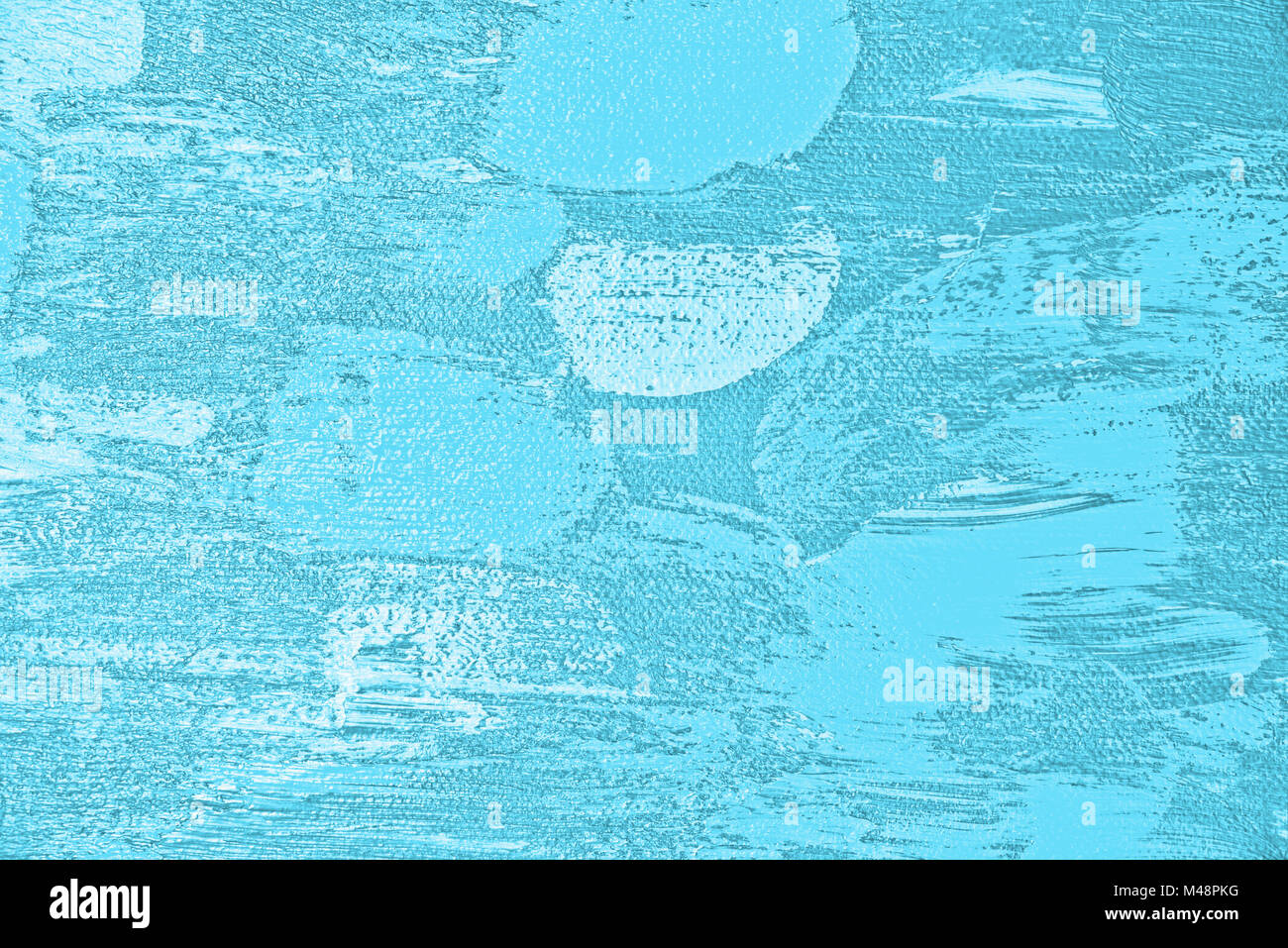 Canvas and backgrounds in turquoise pastel shade Stock Photo - Alamy