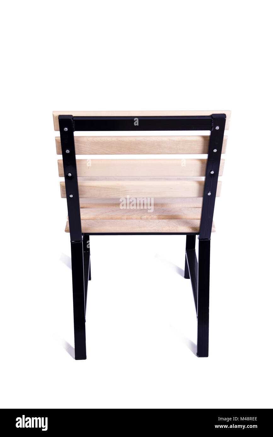 Garden kitchen chair isolated on white background Stock Photo - Alamy