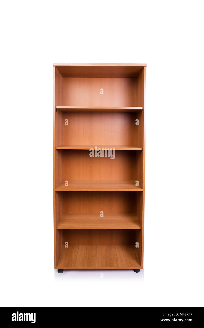 Office cabinet shelf isolated on white background Stock Photo - Alamy