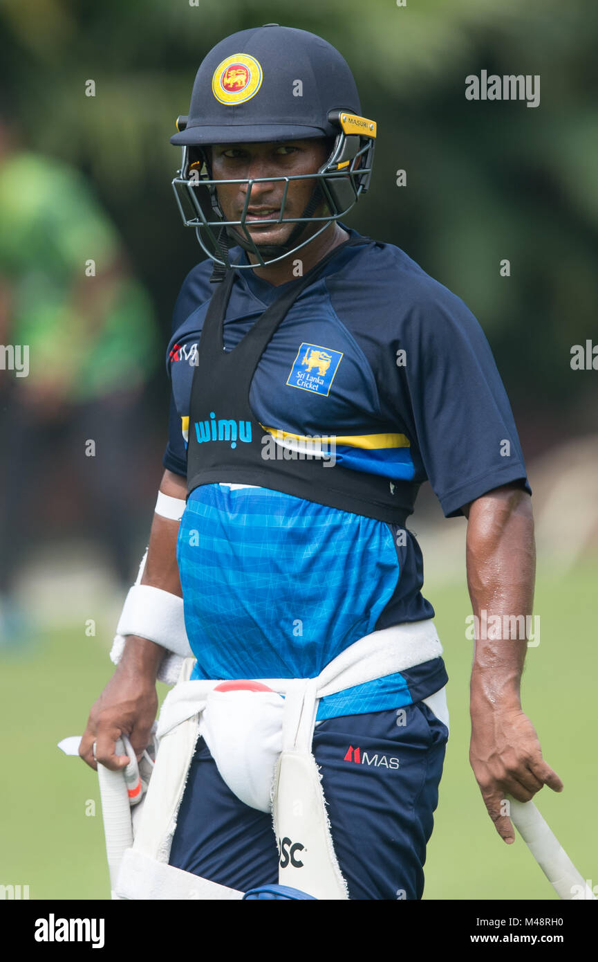 Dhaka, Bangladesh. 14th Feb, 2018. Sri Lankan cricketer Jeewan Mendis ...