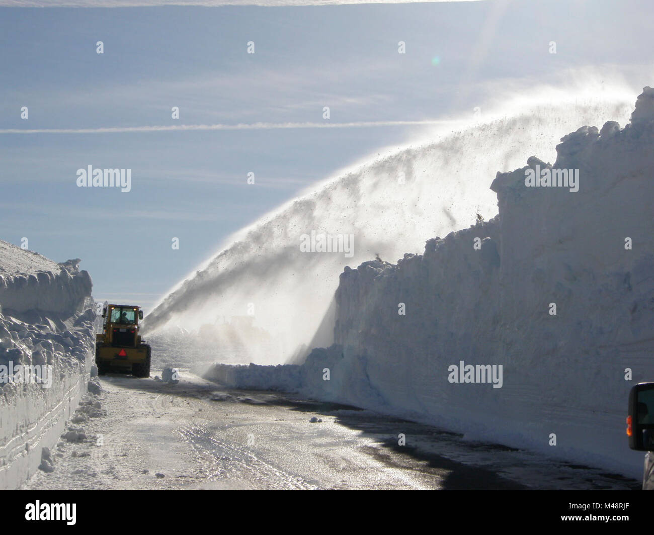 Rotary snow plow hi-res stock photography and images - Alamy