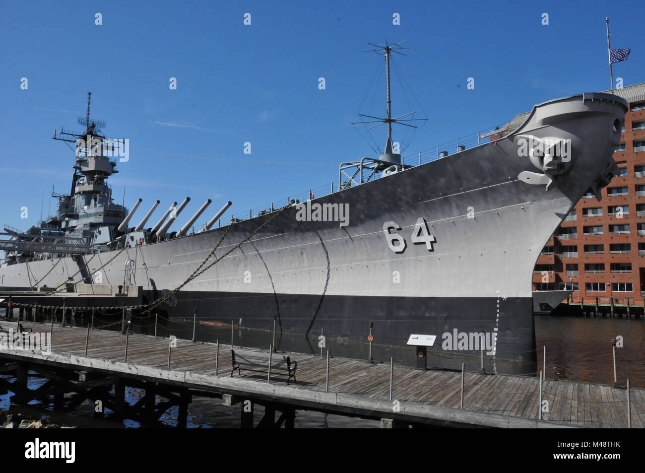 Battleship wisconsin hi-res stock photography and images - Alamy