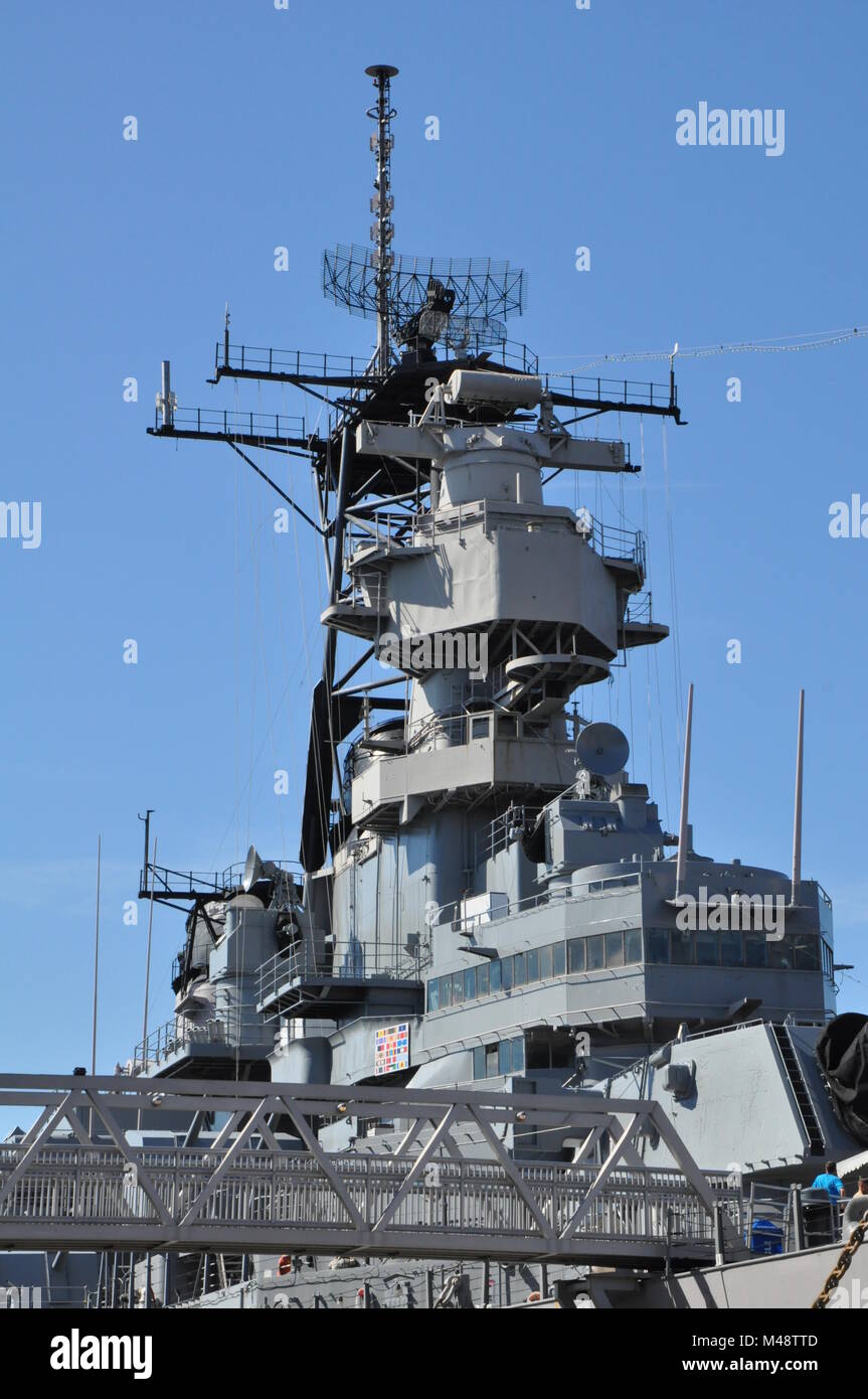 USS Wisconsin Battleship (BB-64) in Norfolk, Virginia Stock Photo - Alamy