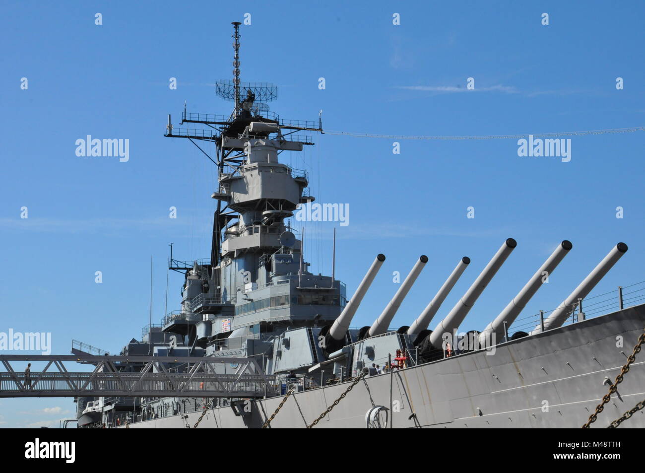USS Wisconsin Battleship (BB-64) in Norfolk, Virginia Stock Photo - Alamy