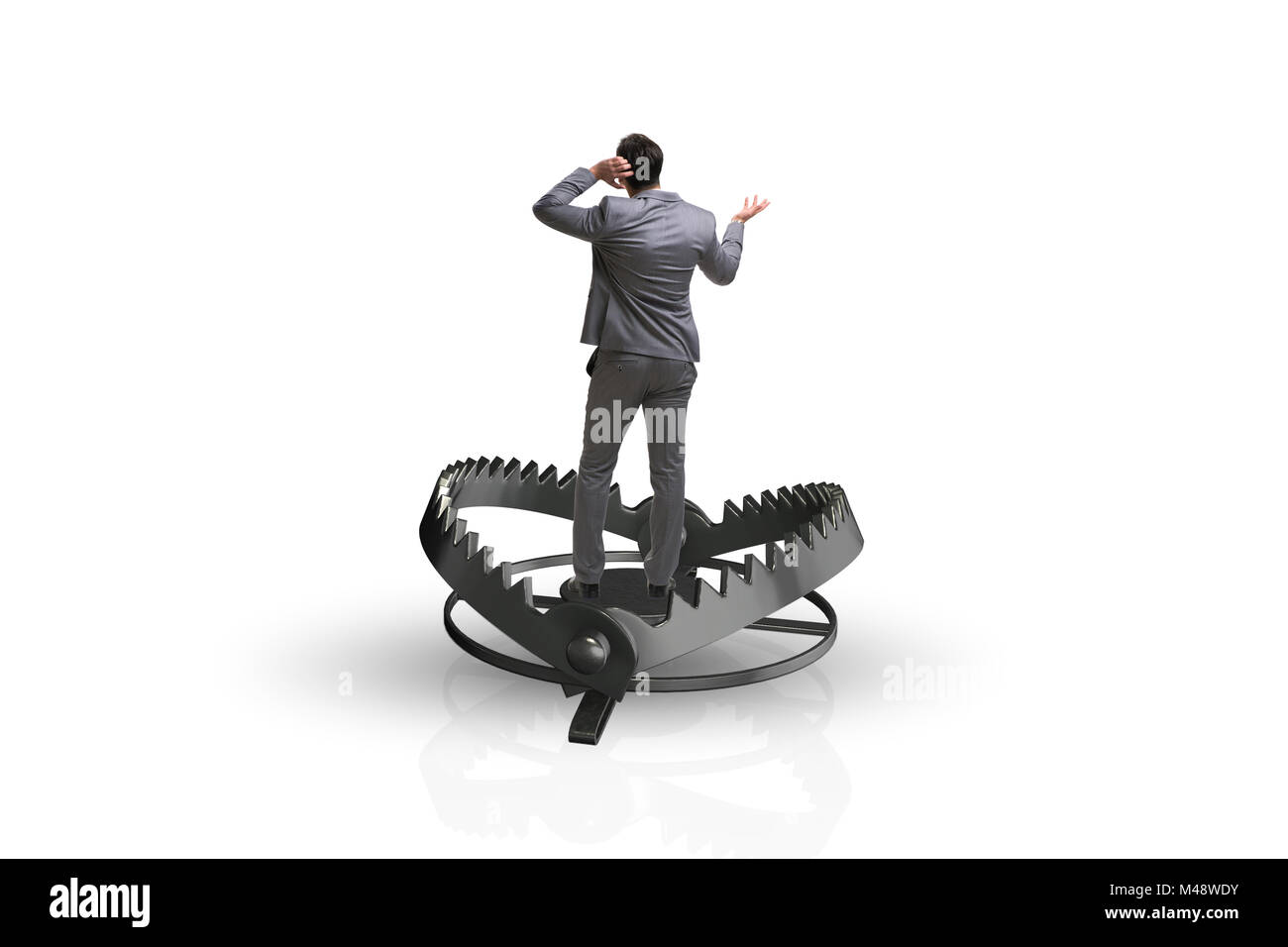 Man caught in mouse trap hi-res stock photography and images - Alamy