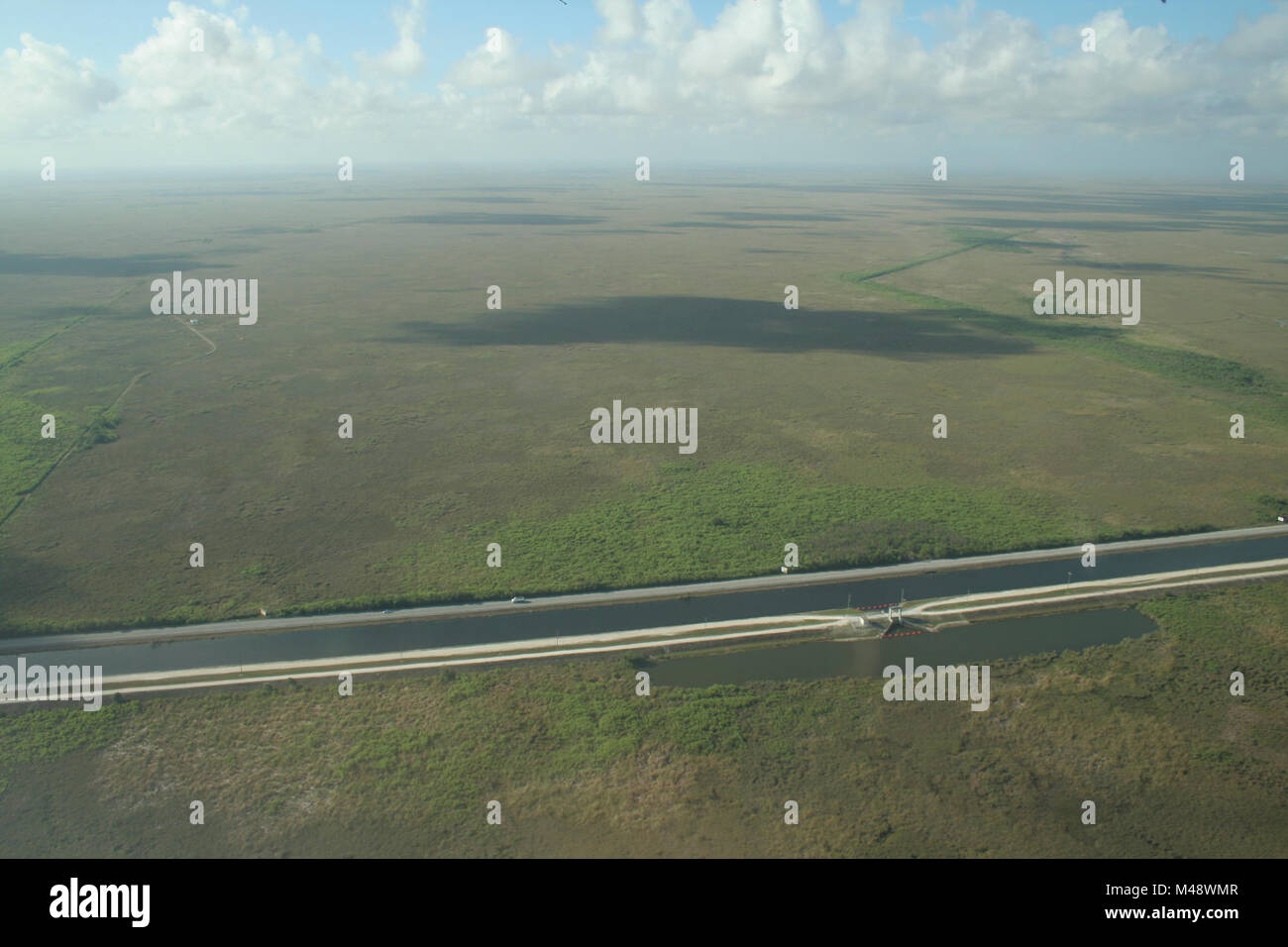 Everglades RestorationView South to ENP from Hwy Stock Photo - Alamy