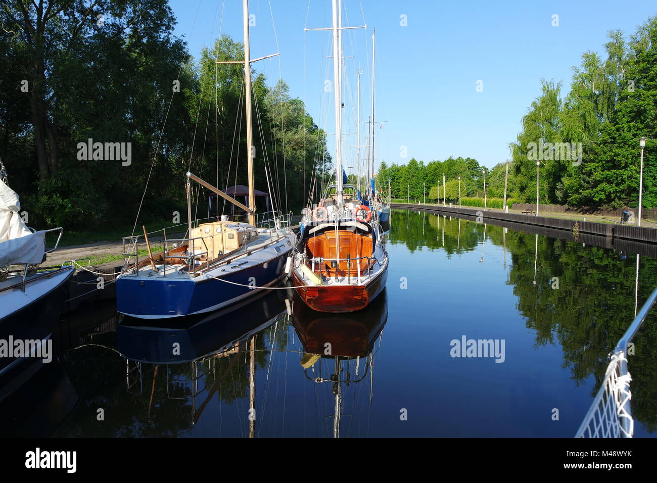 The West Pomeranian Sailing Route, Stepnica Stock Photo - Alamy